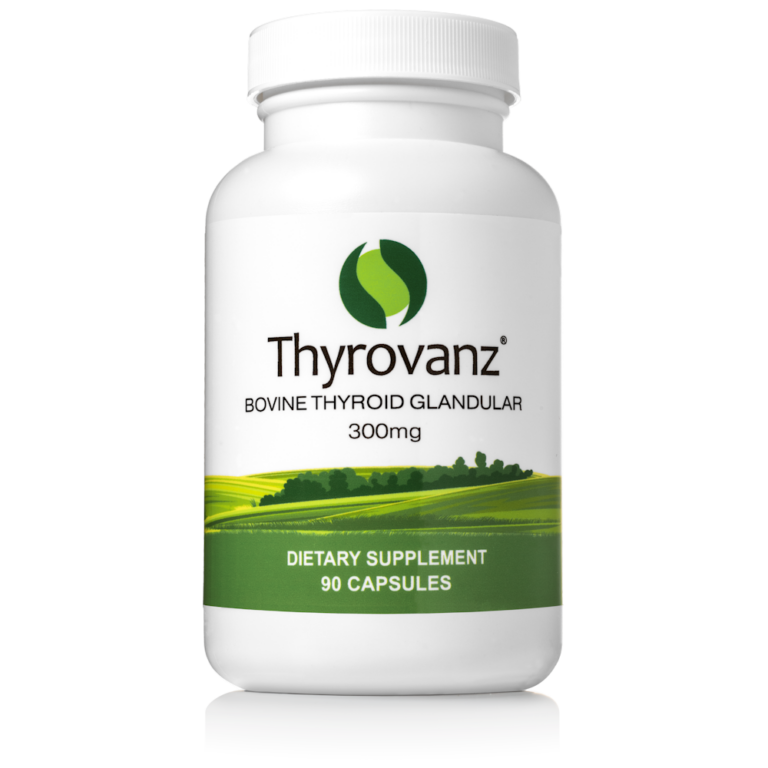 Thyrovanz® 100mg Bovine Thyroid Glandular – Thyroid Supplements