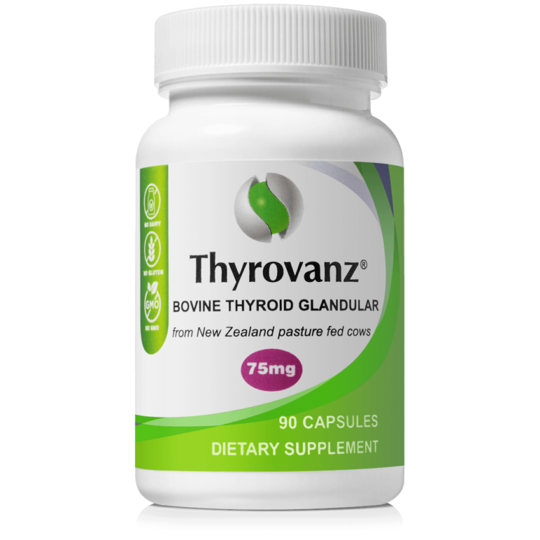 Thyrovanz® 75mg - Thyroid Supplements